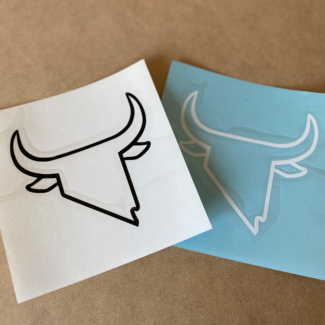 Nevada Steer Transfer Stickers